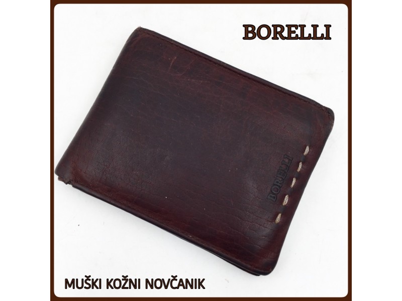 BORELLI - MUŠKI KOŽNI NOVČANIK