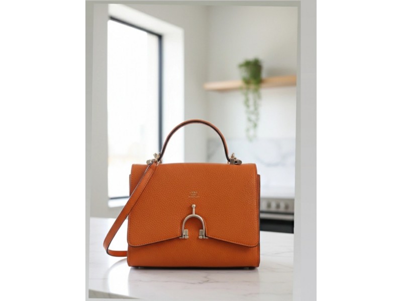 Narandžasta `Hermes style` torba