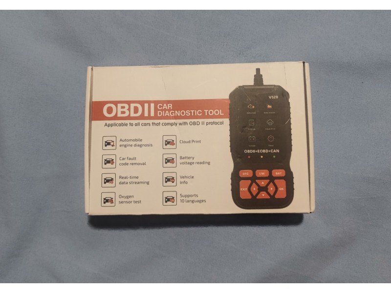 Dijagnostika OBDII+EOBD+CAN NOVO