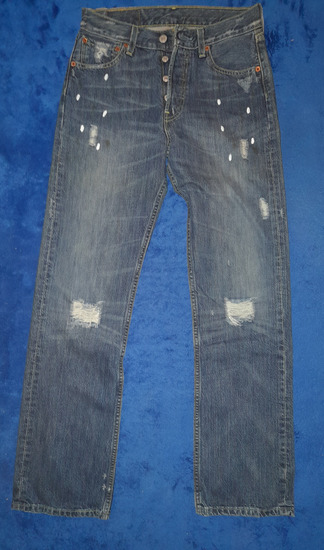 Levis tamno plave prskane farmerke W26L32%