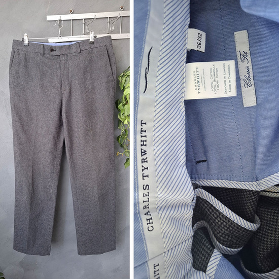Charles Tyrwhitt muske zimske pantalone 36/32