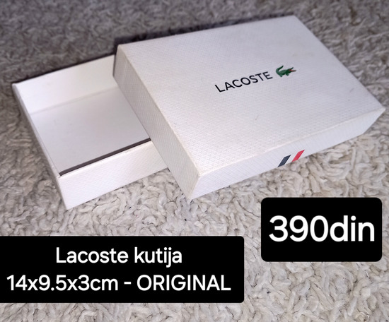 Lacoste kutija bela - ORIGINAL