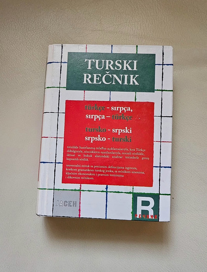 RezTurski rečnik- tursko-srpski, srpsko-turski