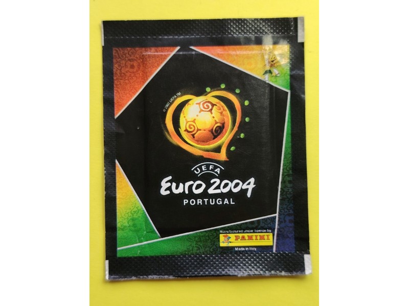 Euro 2004 Panini kesica puna