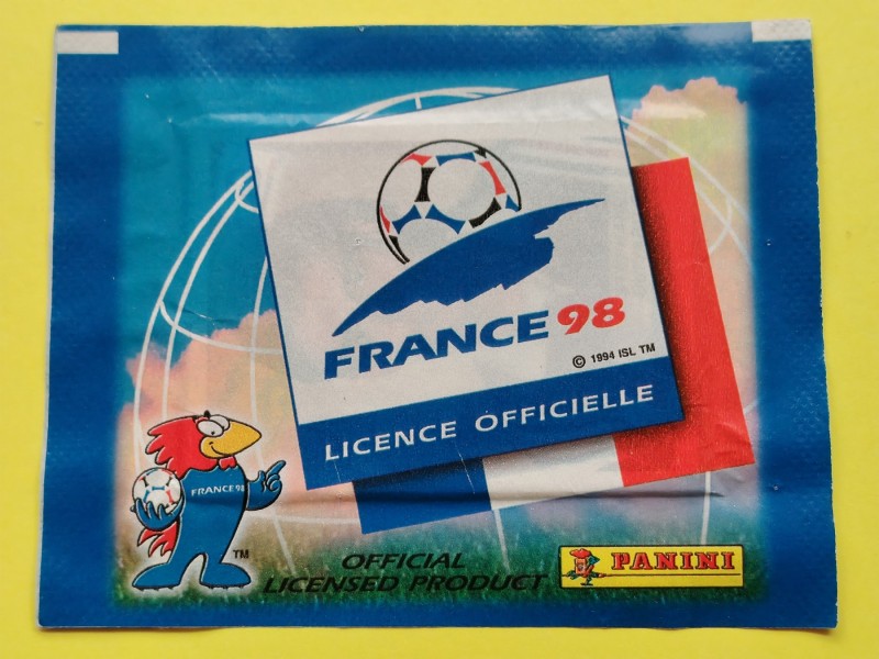 Francuska 1998 panini kesica sa sličicama