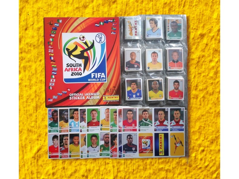 South Africa 2010 PANINI Album plus set slicica