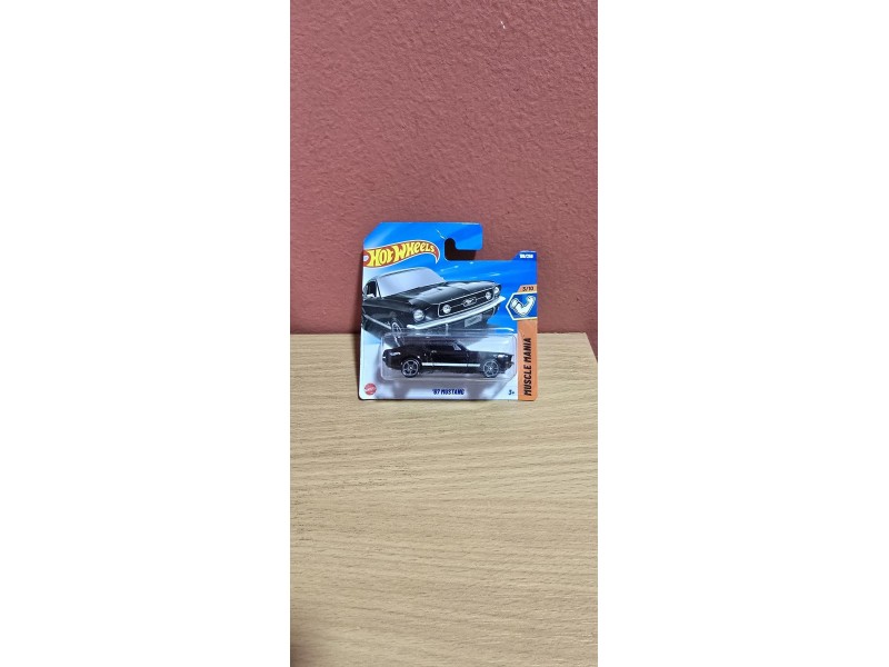 Hotwheels 67 Mustang