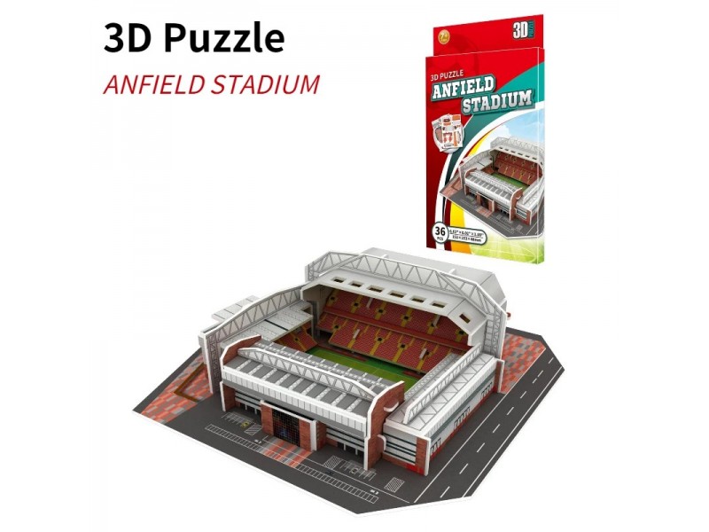 3D Puzzle Stadion, Anfield, Liverpool