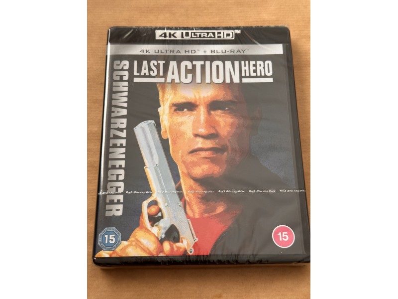 Last Action Hero (4K Ultra HD + Blu Ray ) Novo!
