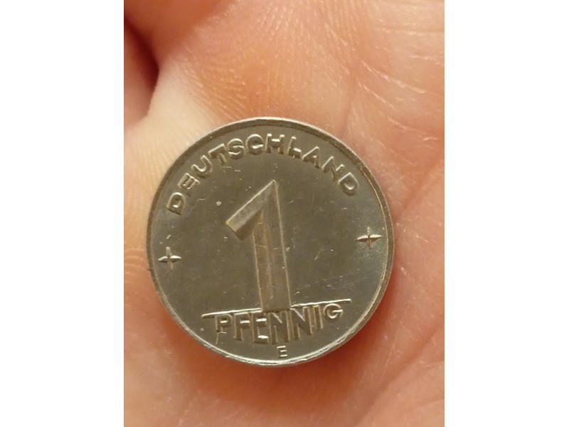 1 pfennig 1949g. E DDR AU odlicna