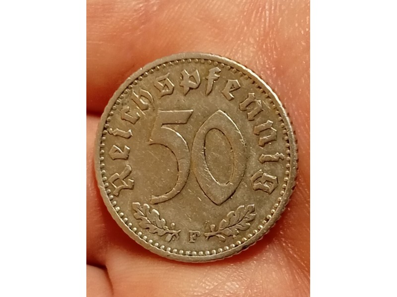 50 reichspfennig 1940g. F
