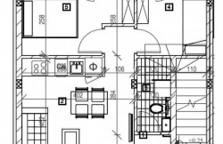 BLIZINA LIPOV GAJA, 41m2+terasa 5m2, Dvoiposoban, Izgradnja