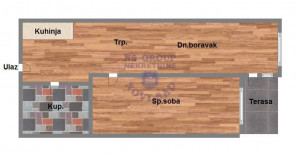 Dvosoban stan na Bulevaru Evrope, 47m2