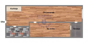 Dvosoban stan na Bulevaru Evrope, 47m2