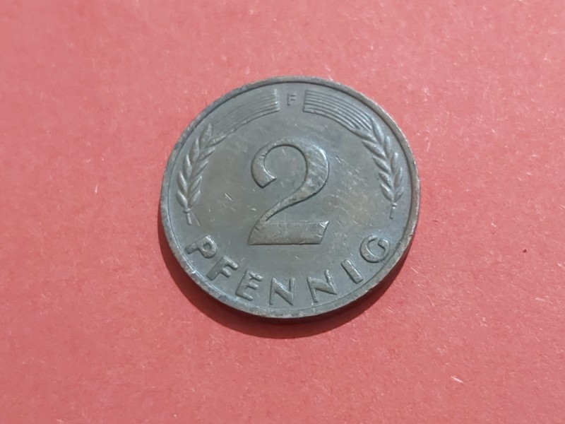 Nemačka - 2 pfennig 1958 god F