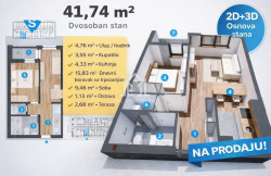 42m2 – 0% provizije – direktno od investitora (PDV uključen)