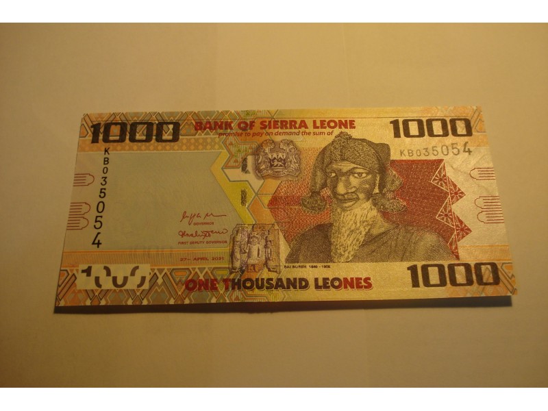 SIERA LEONE - 1000 LEONES - 2021