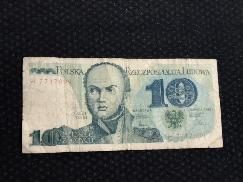 10 zlota 1982 poljaka