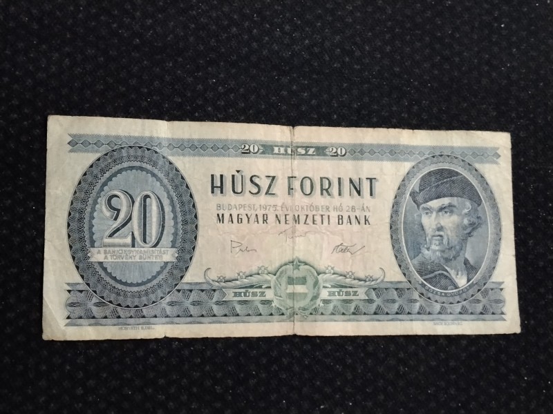 20 forinte 1975 mađarska