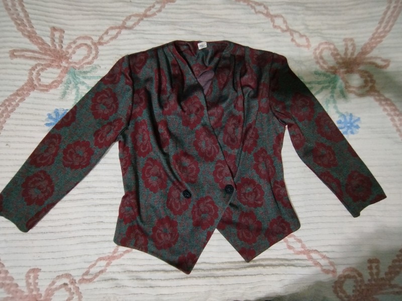 Atelier® Goldner Schnitt SAKO od TEGLJIVOG ŽERSEA 2XL