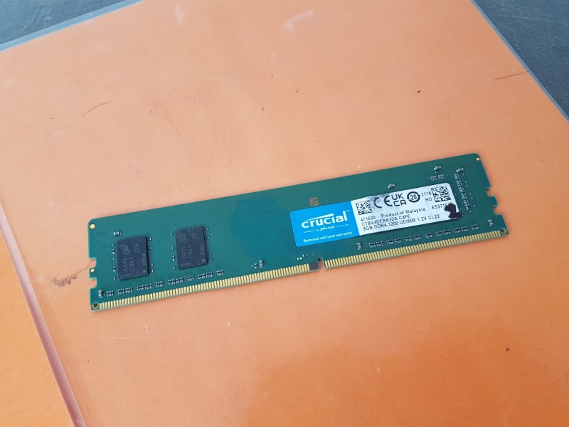 2. ram memorija 8gb ddr4