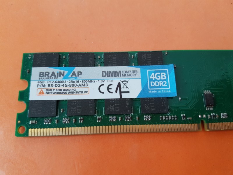 Ram memorija DDR2 - 4GB - jedan modul