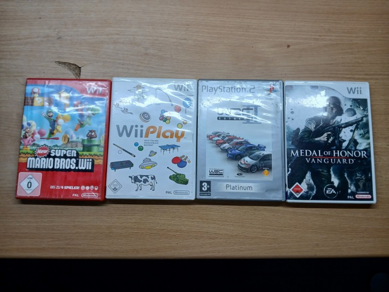 Nintendo wii ps2 igre lot