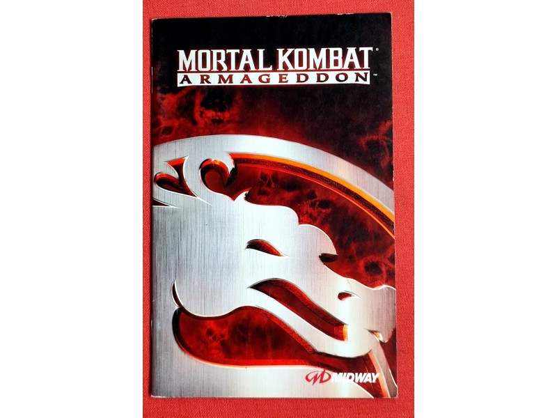 PS2 - knjižica Mortal Komat Armageddon UK