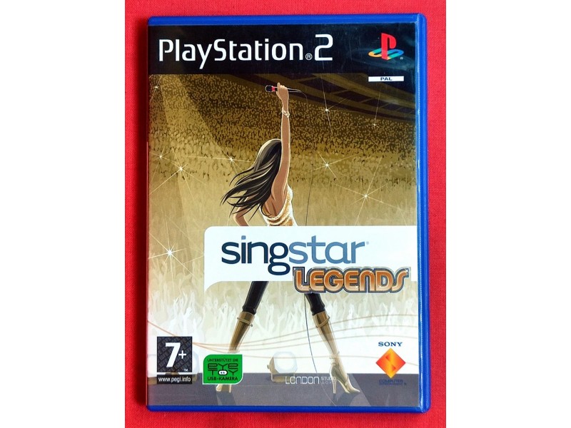 SingStar Legends - PS2 Originalna Igra