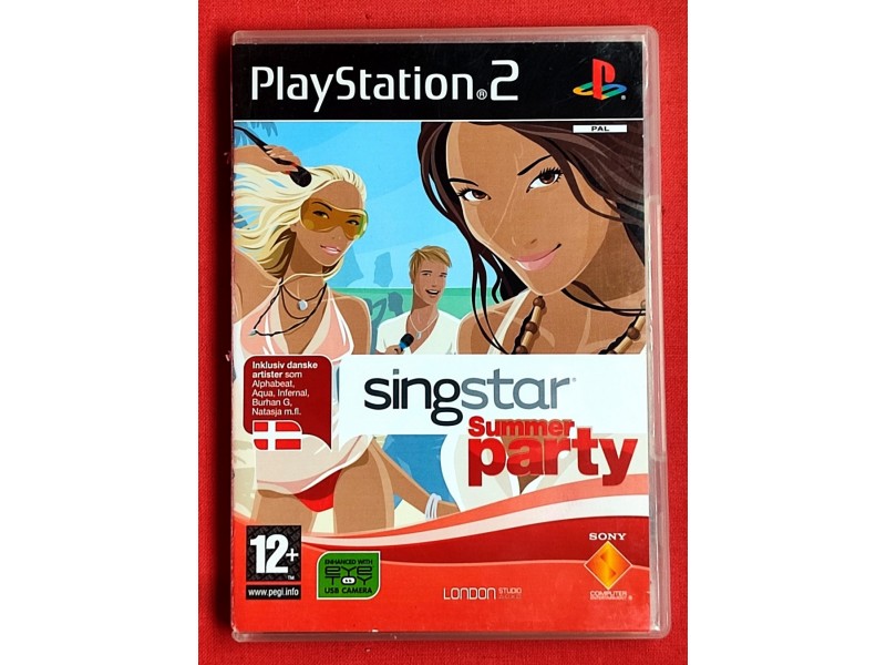 SingStar Summer Party - PS2 Originalna Igra