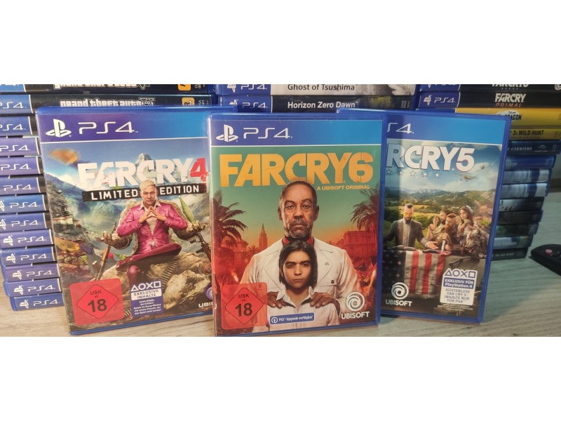 FAR CRY kolekcija - 3 igre za PS4 - Povoljno