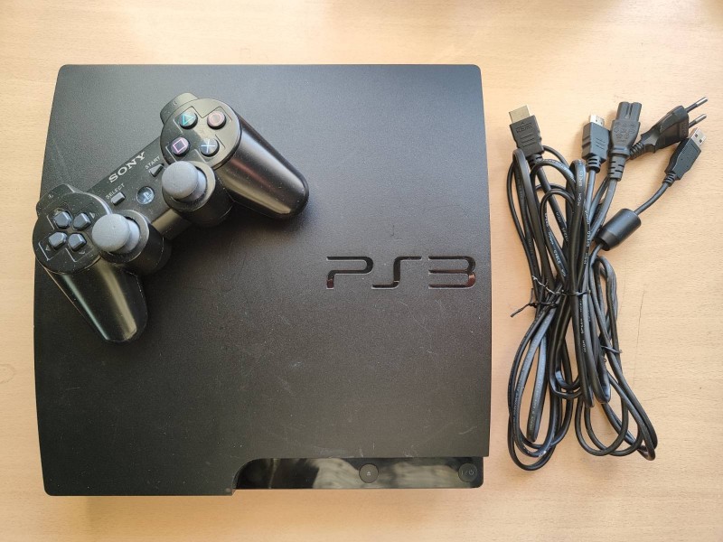 PS3 Slim 500GB HDD - Nekompletan