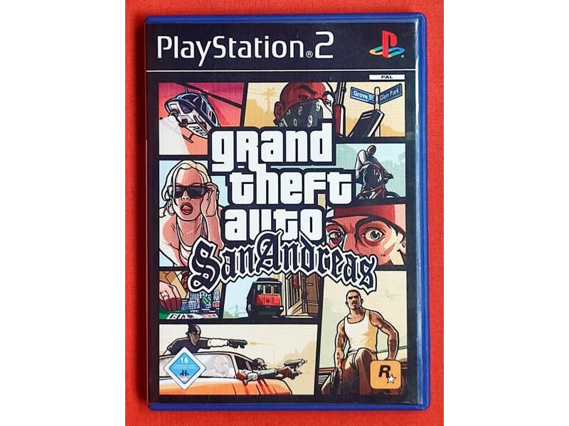 GTA San Andreas - Platinum - PS2 Originalna Igra