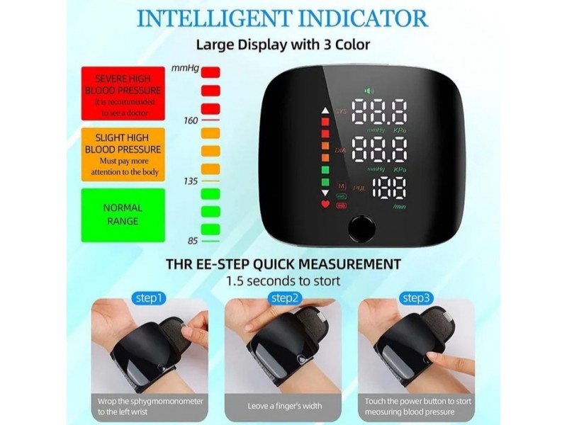 Digitalni merač krvnog pritiska (zglob šake)