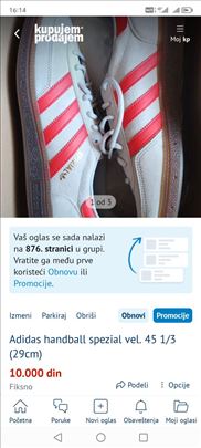 Adidas handball spezial vel. 45 1/3 (29cm)