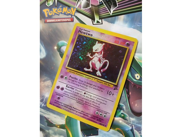 Pokemon karta Mewtwo sijajuca - Pokemoni karte