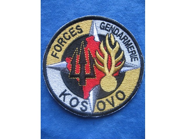 AMBLEM KFOR - FORCES GENDARMERIE KOSOVO