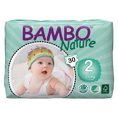 BAMBO PELENE NATURE ECO-FIENDLY, 2 S 3-6KG, 30 KOMADA