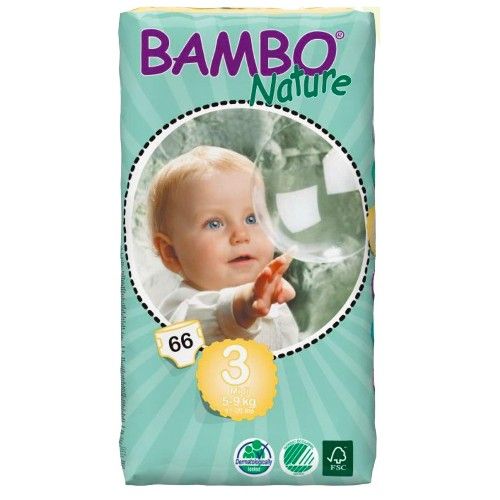 BAMBO PELENE NATURE ECO-FIENDLY 3 M 4-8KG, 52 KOMADA