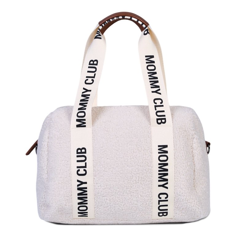 Mommy Club Nursery bag - Signature - Teddy Off White