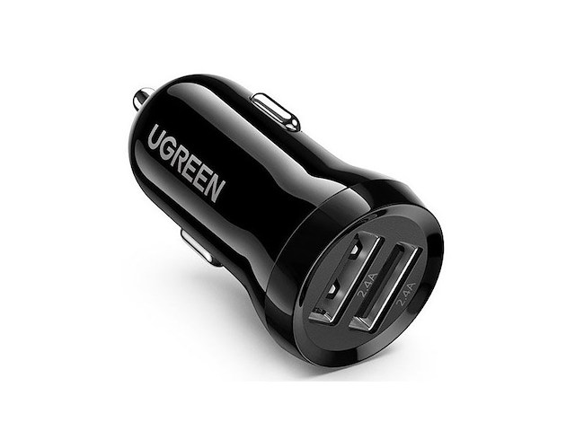 Brzi univerzalni auto punjač 2 USb 4.8A 24W Ugreen ED018