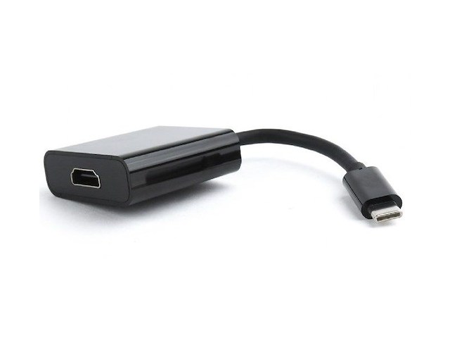 A-CM-HDMIF-01 Gembird USB-C to HDMI adapter, black (A-CM-HDMIF-03) FO A