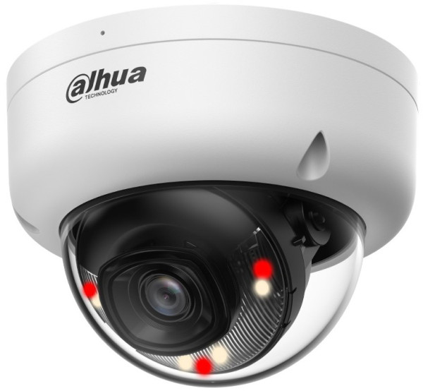 Dahua IPC-HDBW1239E1-A-IL-0280B-S6, IP, 2MP anti-vandal, dome, 2.8mm, Smart IC 30m, Beli LED 30m, IP