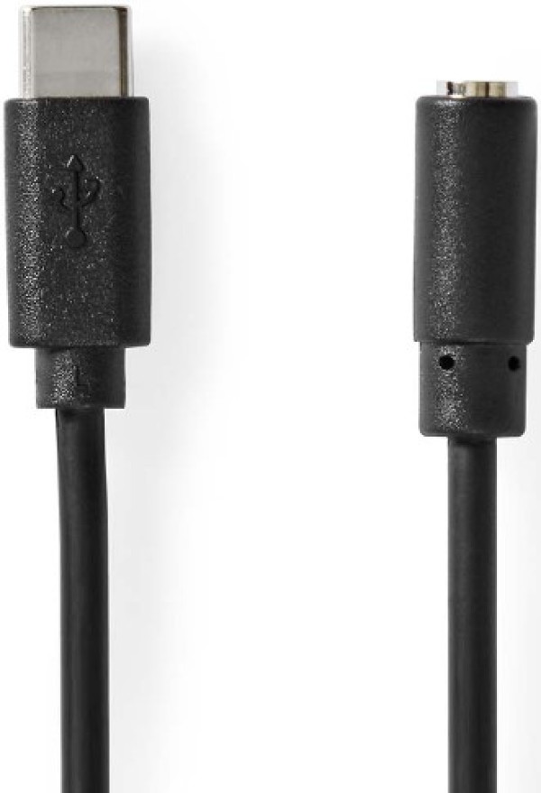CCGL65960BK10 Adapterski kabl sa USB-C muski na 3,5mm zenskii sa 4-pina, 1m