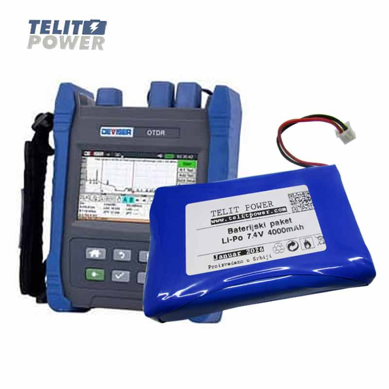 Zamenska baterija za DEVISER AE1001 Li-PO 7.4V 4000mAh – pouzdana energija