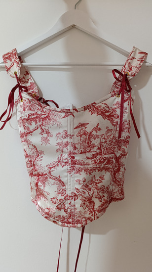 Handmade crveni korset