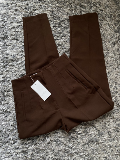 ZARA braon pantalone NOVO