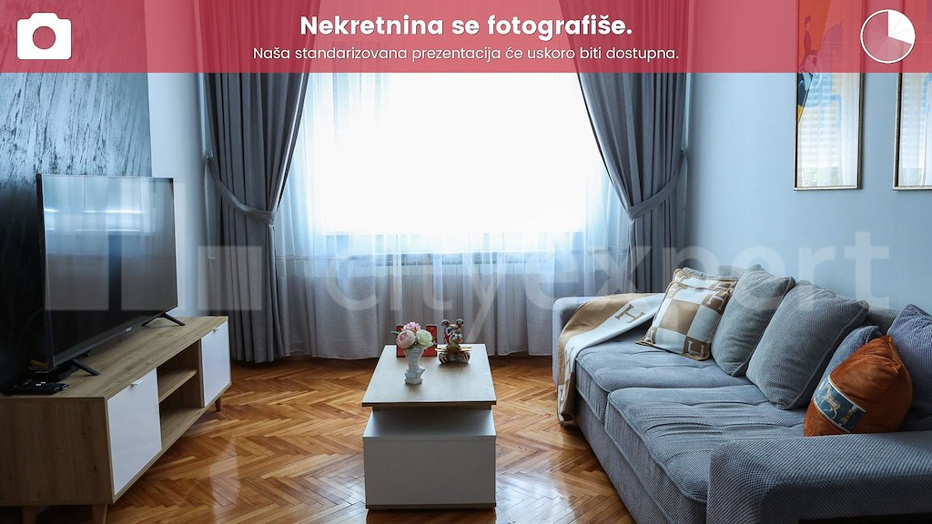 Stan za izdavanje BEZ PROVIZIJE: Trosoban, 60m², Admirala Geprata, Savski venac - 1100€