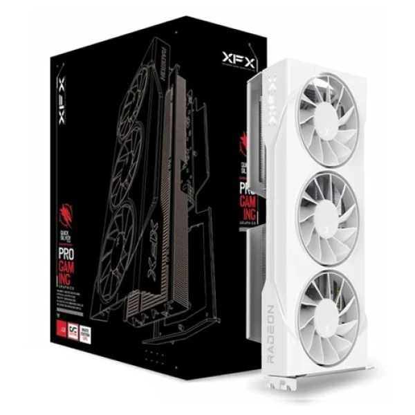 Grafička kartica XFX AMD Radeon RX 9060 XT OC Gaming Edition 16GB GDDR6 128bit 2xDP2xHDMI - Bela