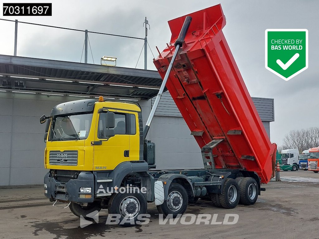 MAN TGA 41.440 TGA 8X8 8x8 18m3 Meiller tipper Full Steel Suspension kiper